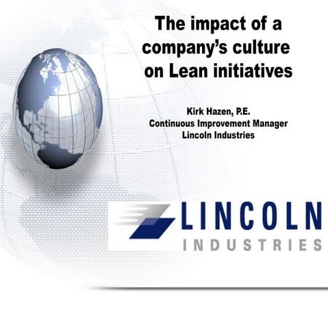 Lean culture | PPTX