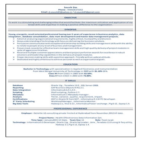 Souvik_Das_CV | PDF