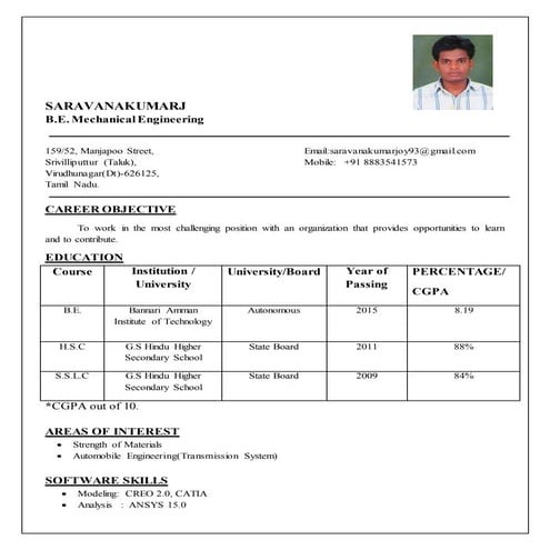 meenal new resume 1 | DOC
