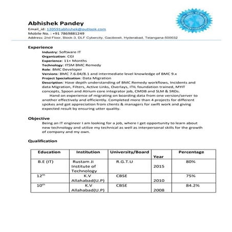 Abhishek Pandey _Resume | PDF