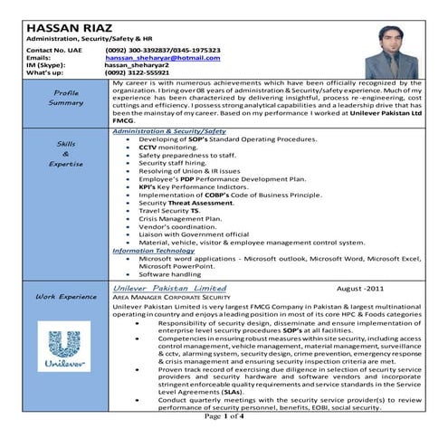 Cv HASSAN RIAZ | DOCX