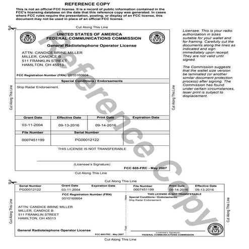 New FCC License | PDF