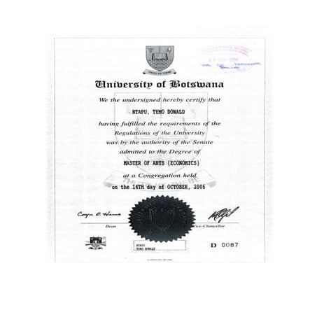 MA CERTIFICATE | PDF