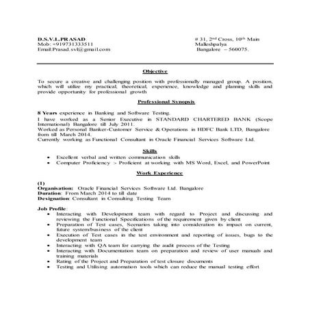 Prasad_Resume | PDF