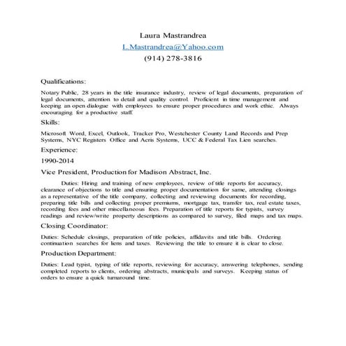 Mastrandrea.Resume.2014