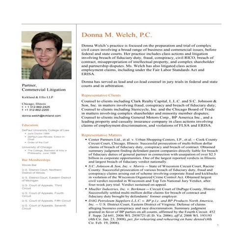 RESUME - Welch, Donna CURRENT | PDF