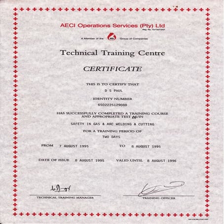 Operator Accreditation Certificate | PDF