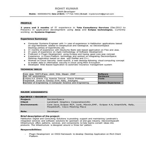 ROHIT_RESUME_2+_yrs_JAVA_Developer | DOCX