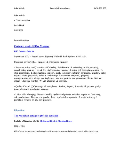 Stephen ryan cv 5 | PDF | Office Property | Real Estate