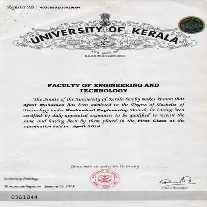 engineering certificate | PDF