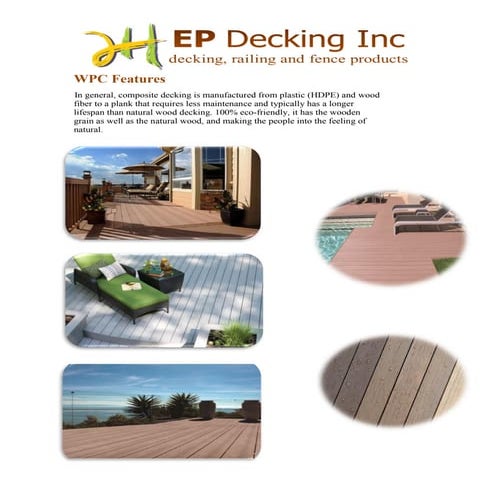EP Decking Inc | PDF | Woodworking | Arts and Crafts