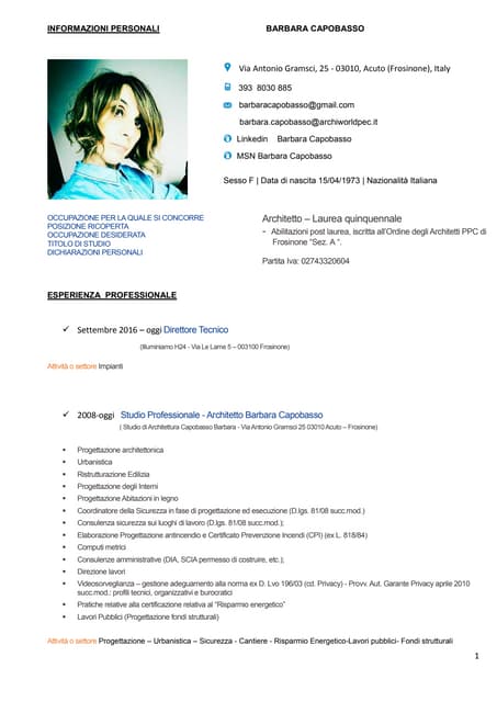 Curriculum Vitae | PDF