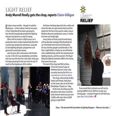 Claire - Light Relief - Focus June-July 2014 | PDF