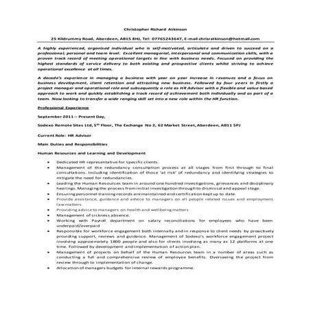 Christopher Richard AtkinsonCV | DOCX