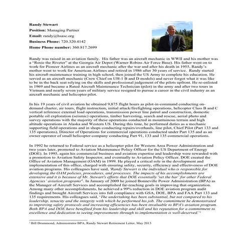 Randy Stewart_BIO_12-2016 | PDF