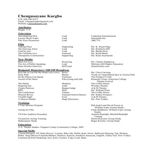 Chengusoyane Kargbo | PDF