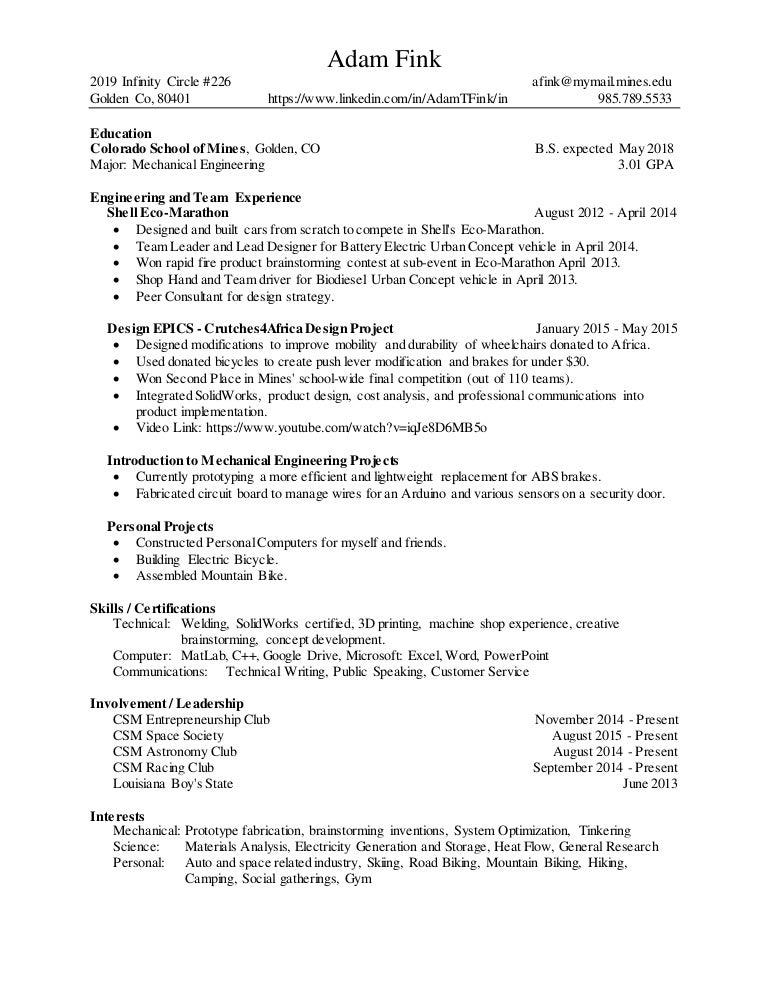 Updated Tesla Resume Updated Tesla Resume
