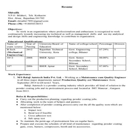 Priyanshu Resume | DOCX