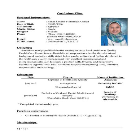 Curriculum Vitae (nihal) | DOC