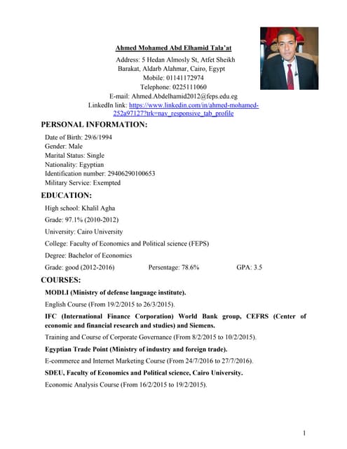 Curriculum Vitae | PDF