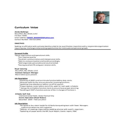 Resume of Alam | DOC