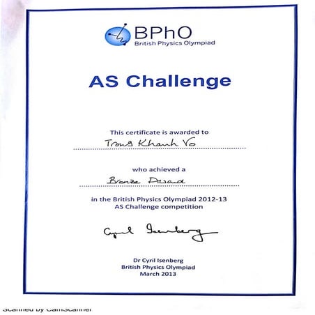 AS Physics Challenge | PDF