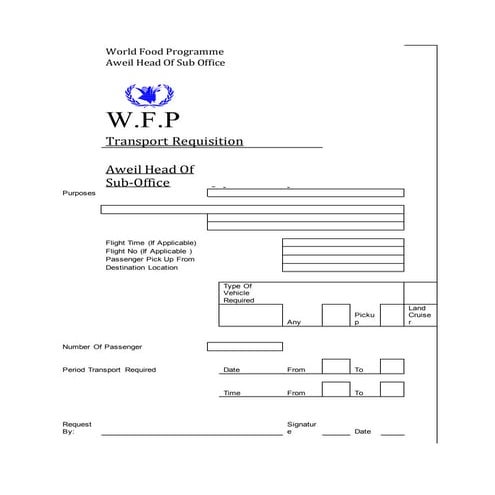 World Food Programme | DOCX