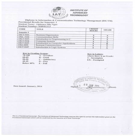 4. I.A.T TRANSCRIPTS | PDF