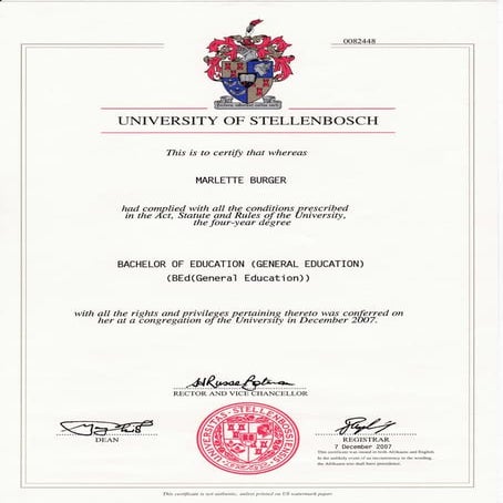 B.Ed degree | PDF | Graduation | Personal Celebrations & Life Events