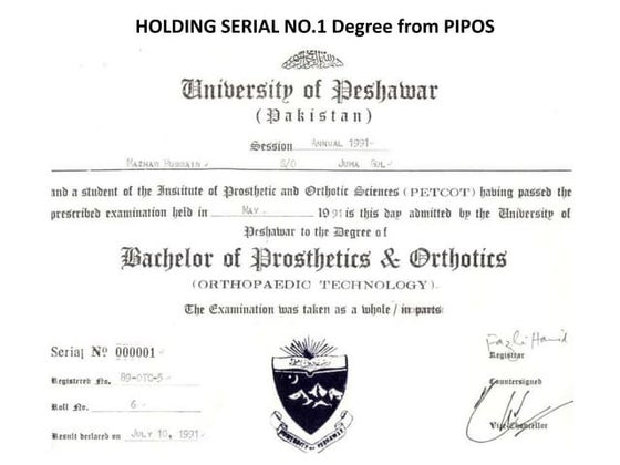 PIPOS Experience Certificate | PDF