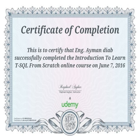 Introduction To Learn T-SQL From Scratch | PPT