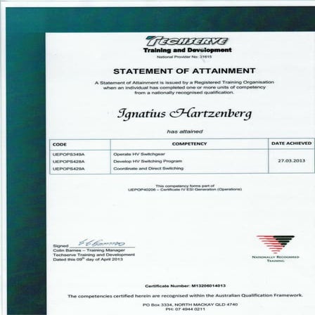 HV Certificate | PDF