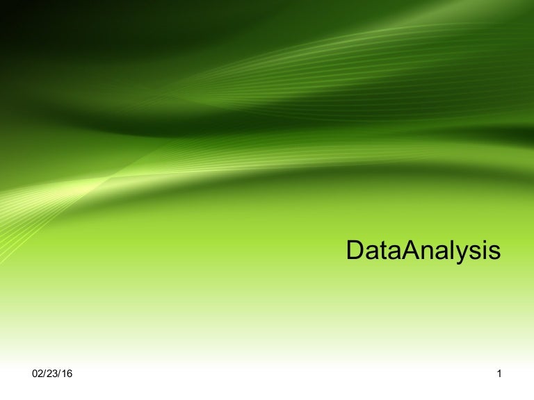 DataAnalysis