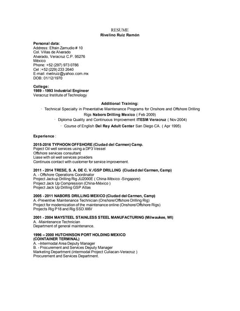 Stevens Resume | DOCX | Defense Industry | Industries