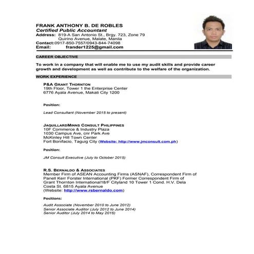 Resume - updated | DOC