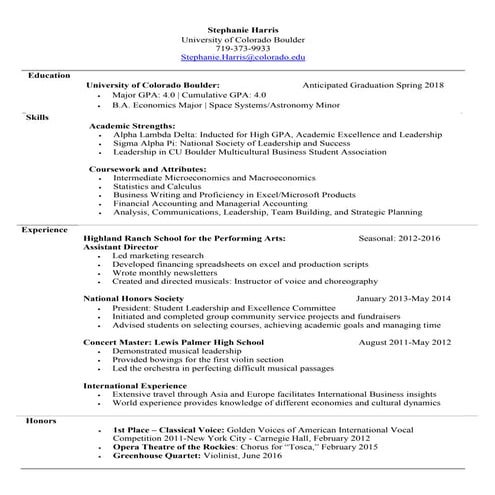 Stephanie Harris Resume 12Feb17 V2 | PDF