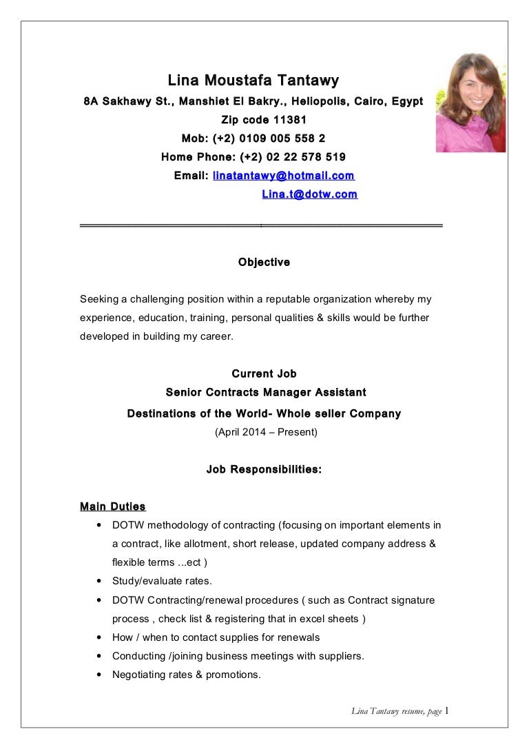 Lina Tantawy Resume new