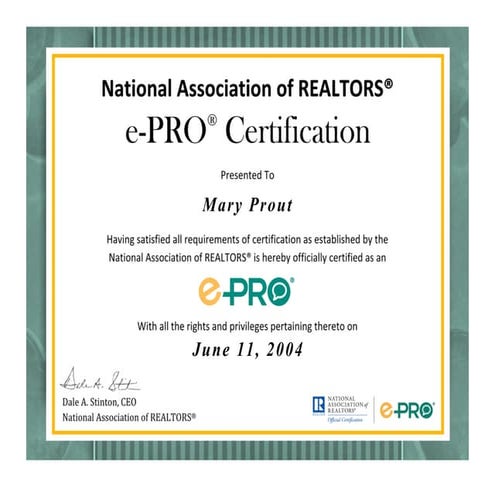 e-PRO Certification | PPT