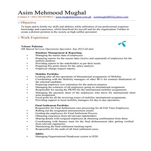 Resume | PDF