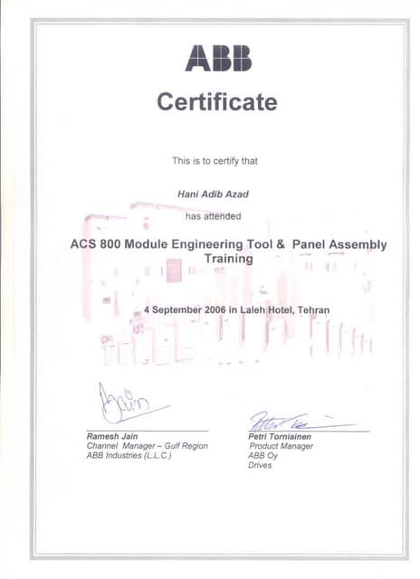 Agent Certificate | PDF