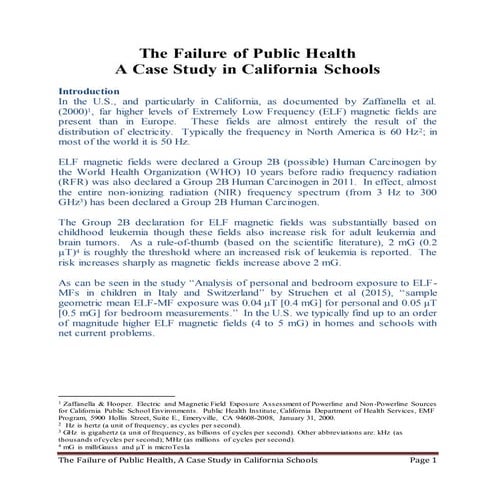 The Failure of Public Health. A Case Study final 12-19-15 | PDF