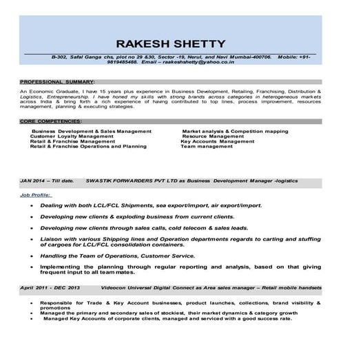rakesh resume | PDF