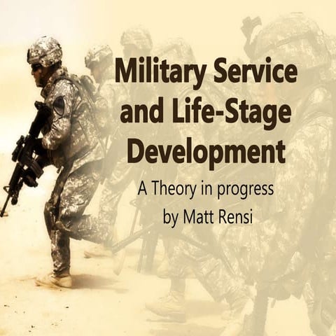 Military life stage development | PPTX