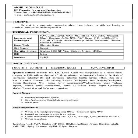 Gajanan resume | DOCX