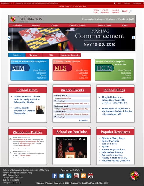 iSchool - MIM Page | PDF