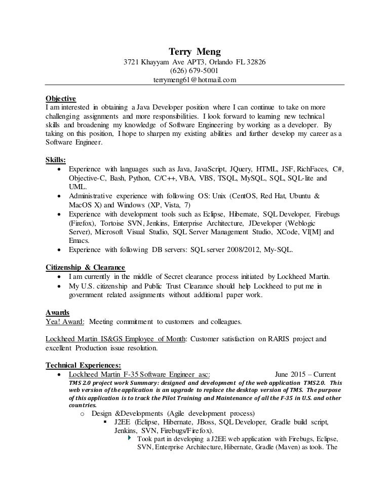 Terry's Resume 3.1
