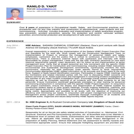 RESUME for rdy | DOC