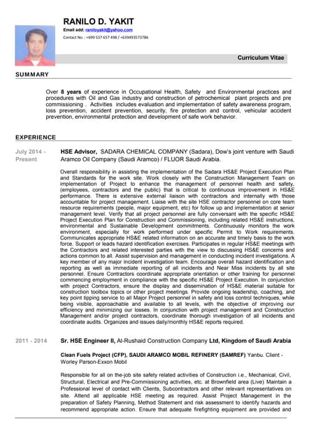 Sana CV | DOC | Civil Engineering Industry | Industries