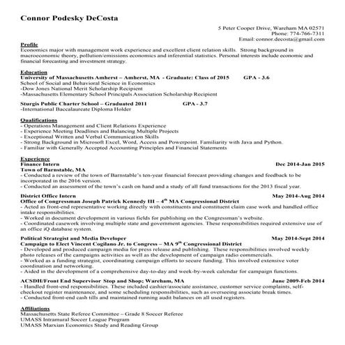 MRS Resume | PDF