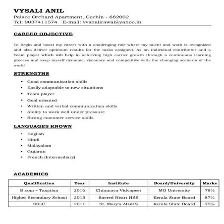 Swati Arya_Resume | DOC